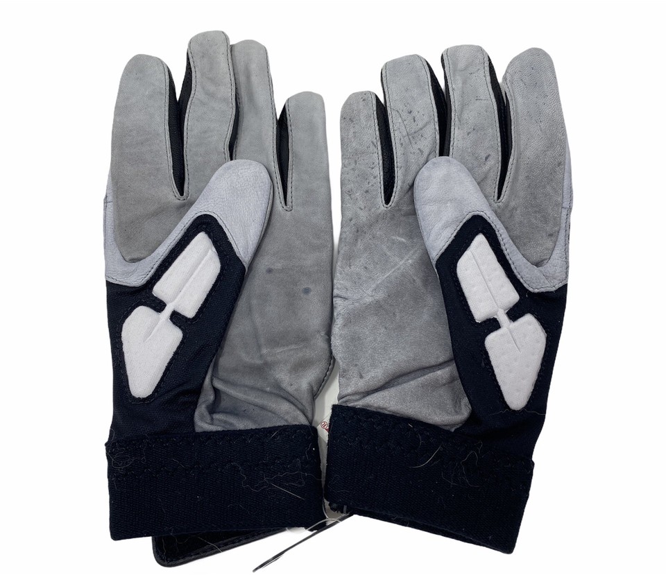 Nike D-TACK NFL PE Padded Lineman Football Gloves BLACK GRAY PGF324 101 ...