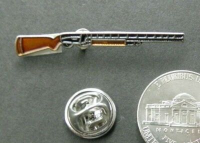 Pump Action Shotgun Lapel Hat Pin 1.5 inches Small | eBay