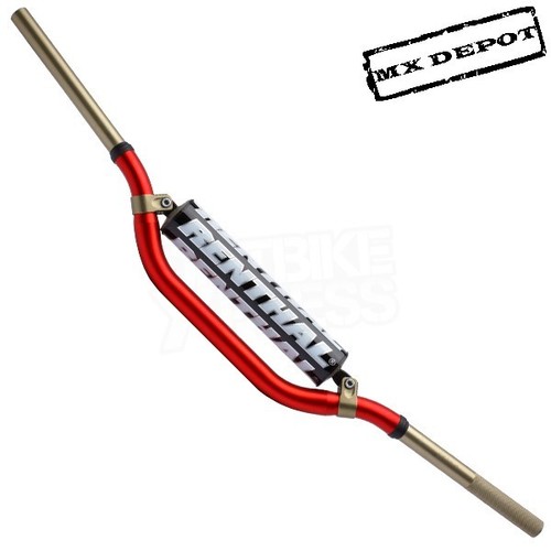 RENTHAL TWINWALL HANDLEBARS MOTOCROSS BARS 997 BEND RED BETA 250RR ...
