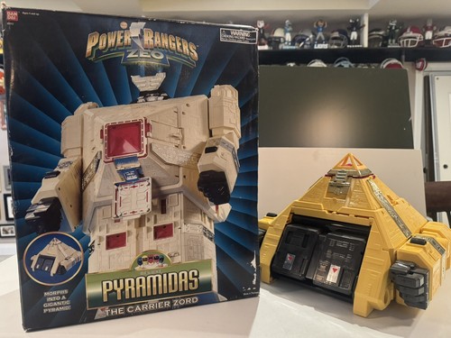 Vintage 1996 Power Rangers Zeo Deluxe Pyramidas Zord Figure 100% ...