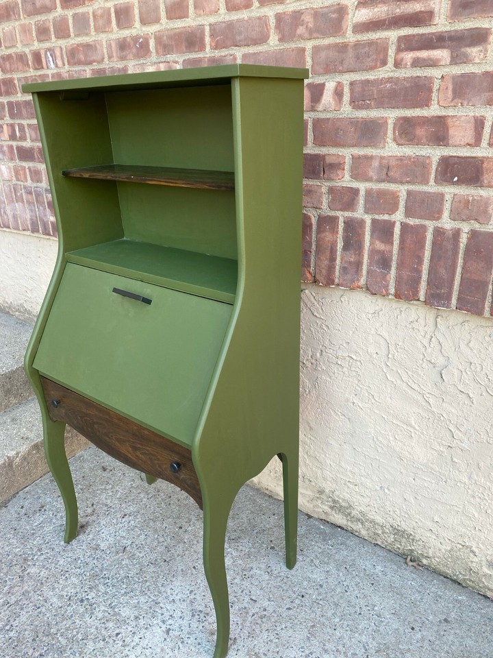 Winsor Green Antique Secretary Vintage Desk | eBay