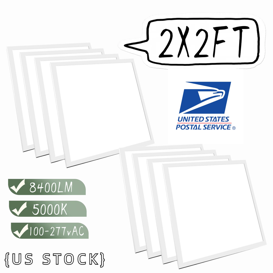 2x2 FT LED Flat Panel Light Dimmable 24x24 inch LED Drop Ceiling Lights ...