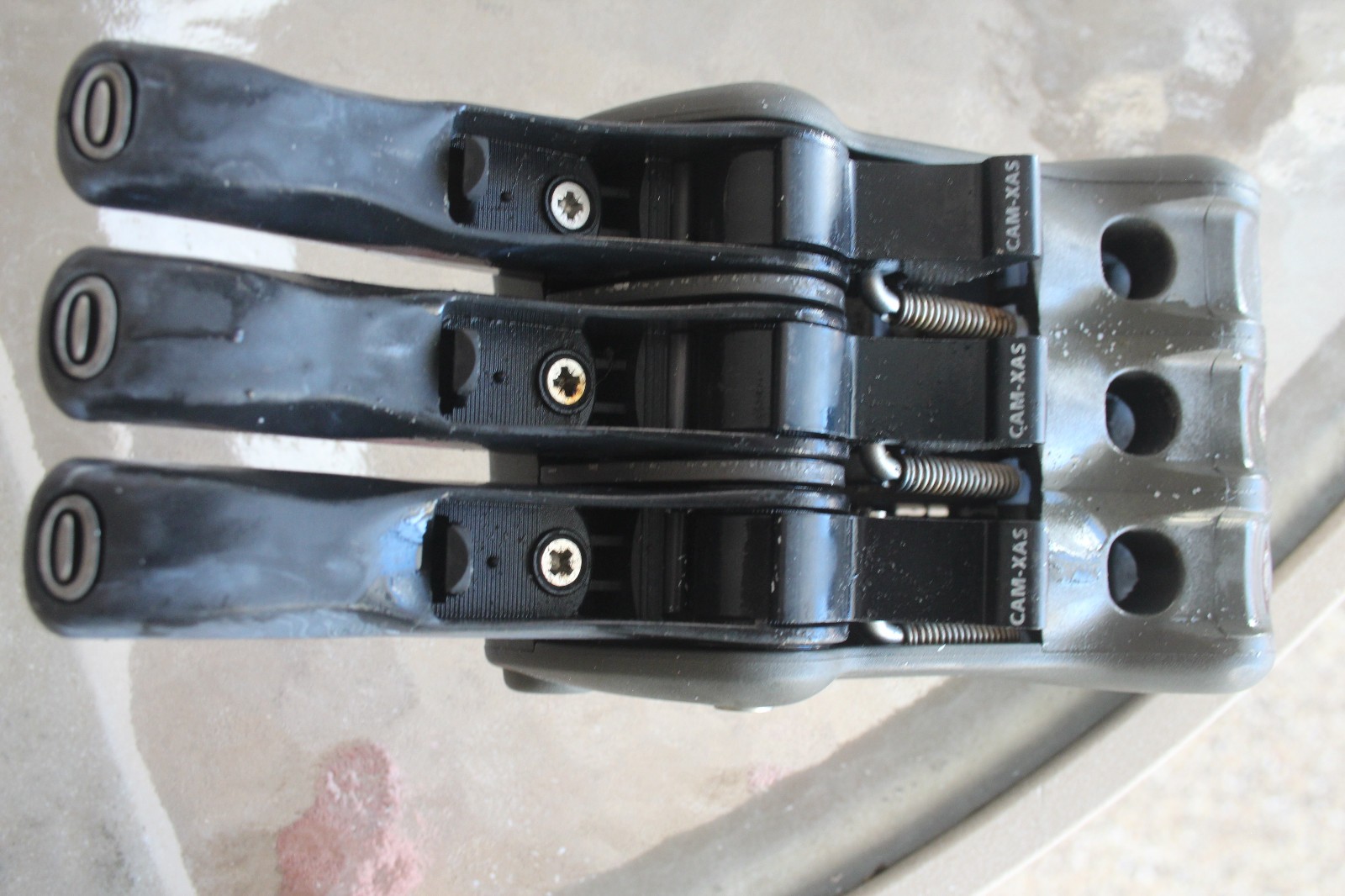 Spinlock XAS triple rope clutch 1/4" to 1/2" line Very good working ...