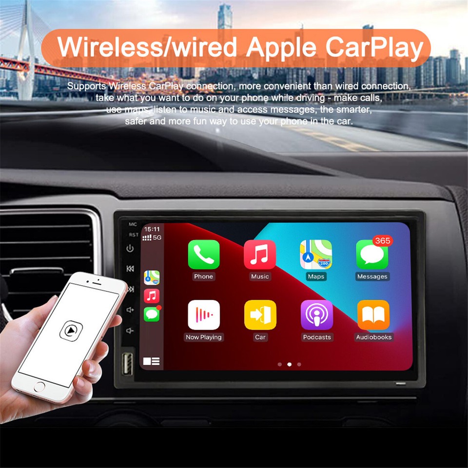 7Inch Universal Head Unit Car GPS Navi with CarPlay Android Auto ...