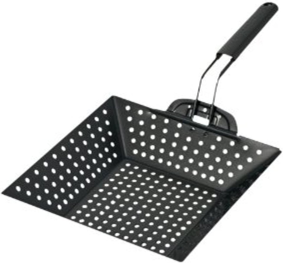 NWT KitchenAid Non-stick Square Cooking Grill Basket, BBQ ~ Brand New ...