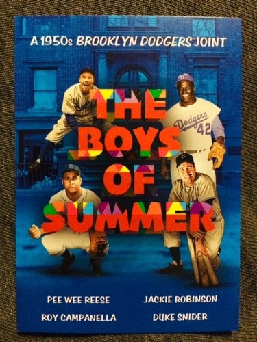 2021 Topps Archives Jackie Robinson The Boys Of Summer Movie Poster ...