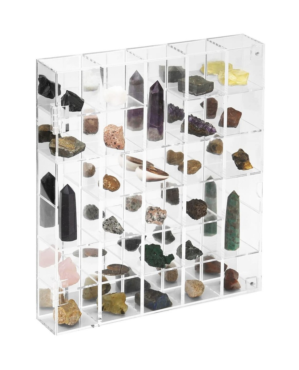 Rock Collection Display Case Endless Energy Crystals – The Barlow