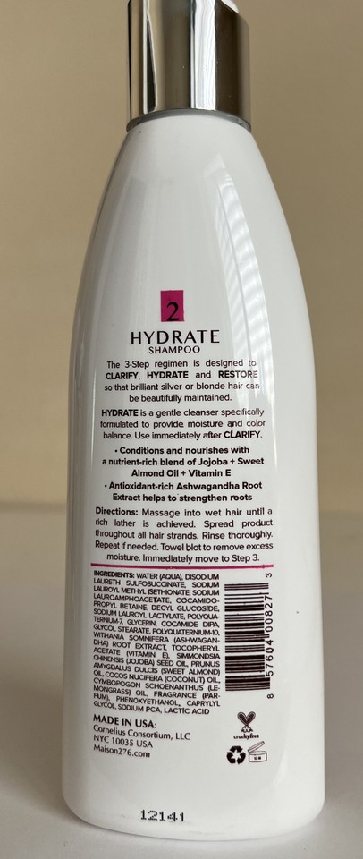 Maison 276 Haircare Hydrate Step 2 Shampoo 8 Oz Sealed | eBay