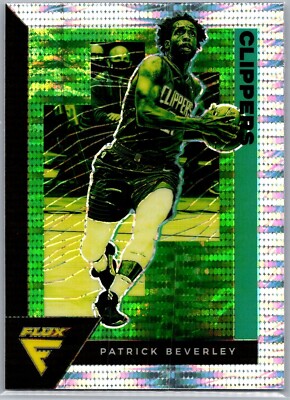 2020-21 Panini Flux #77 Patrick Beverly Silver Pulsar Prizm Los Angeles ...