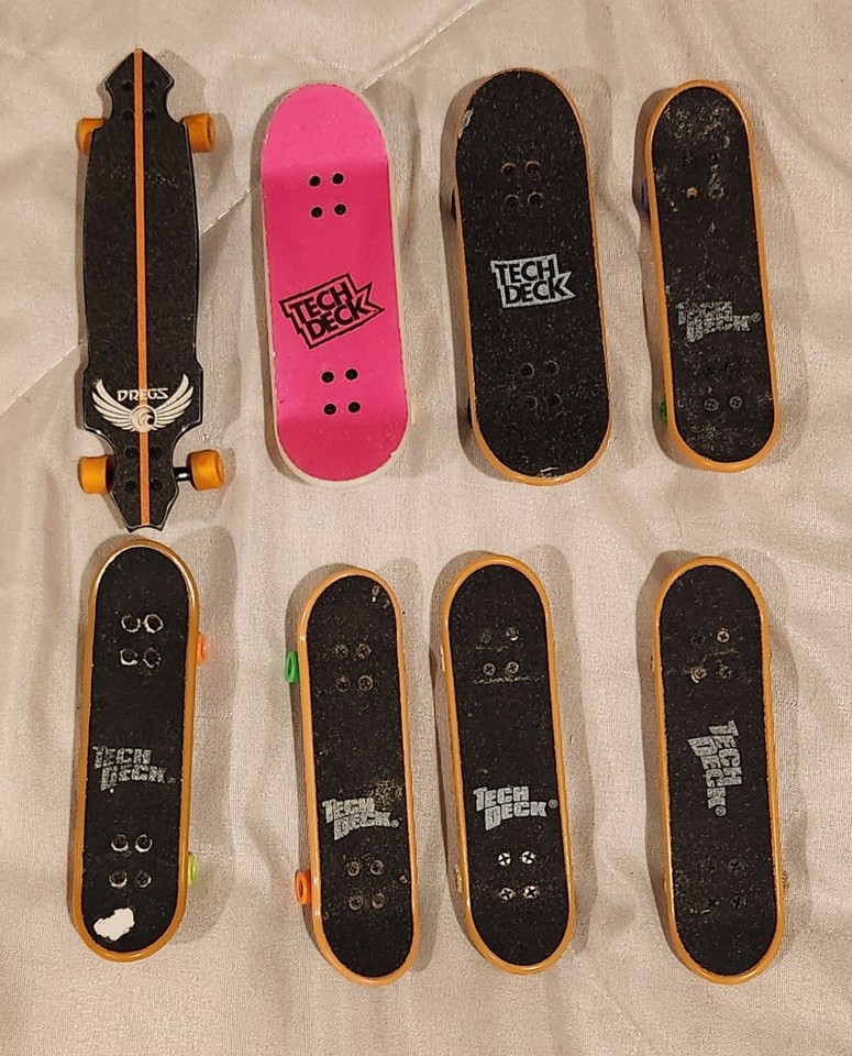Tech Deck Lot Of 8 Fingerboards Blind Willy Santos Richard Angelides ...