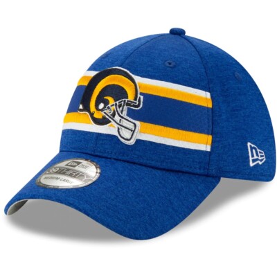Los Angeles LA Rams Hat New Era 39Thirty NFL Football 3930 Flex-Fit Cap ...