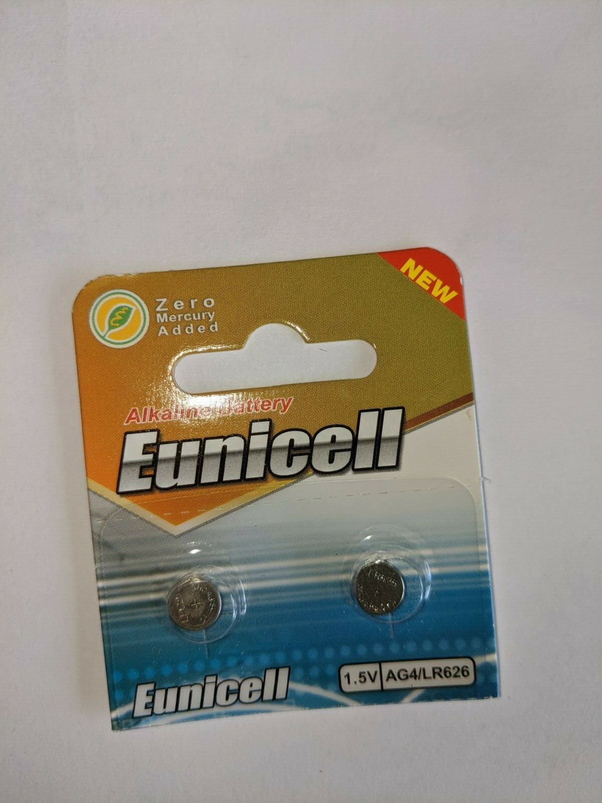 10 X Eunicell 1.5v Ag4 Alkaline Button Coin Cell Battery Batteries Hx8 ...