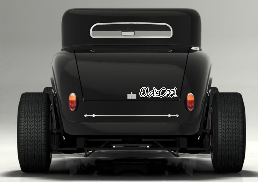 OLD'S COOL OLD SCHOOL Decal Sticker Man Cave Rat Rod Retro Vintage USA ...