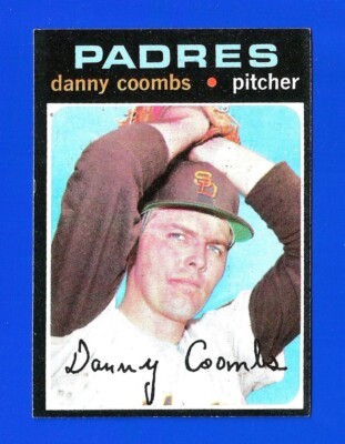 1971 Topps BASEBALL SET BREAK #126 DANNY COOMBS SAN DIEGO PADRES (DC1 ...