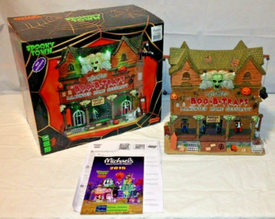 LEMAX Spooky Town Banshee's Boo-B-Traps Halloween Lighted Village ...