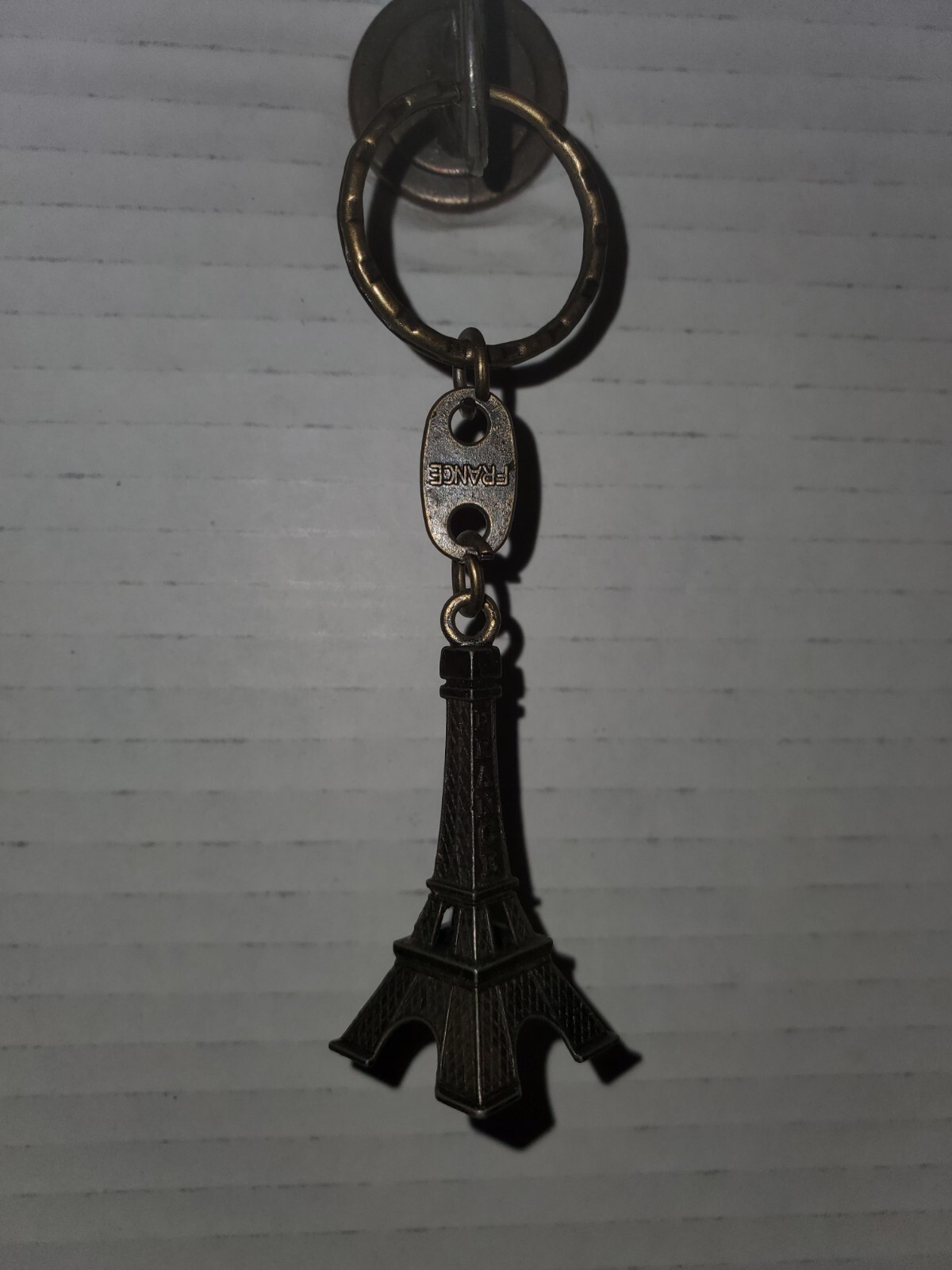 EIFFEL TOWER Key Chain Bronze 3D Mini Eiffel Tower Paris Key Ring ...