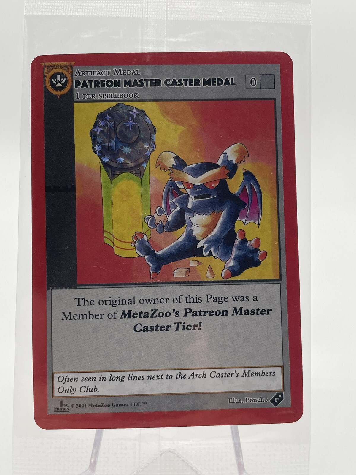 Metazoo Master Caster Patreon Medal Promo - VERY Rare! - Sealed | eBay