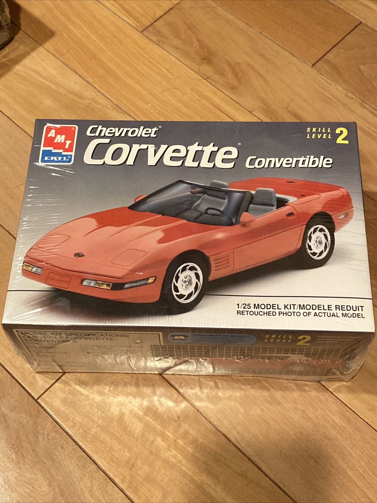 AMT Chevrolet Corvette Convertible Model Kit 1/25 Chevy | eBay