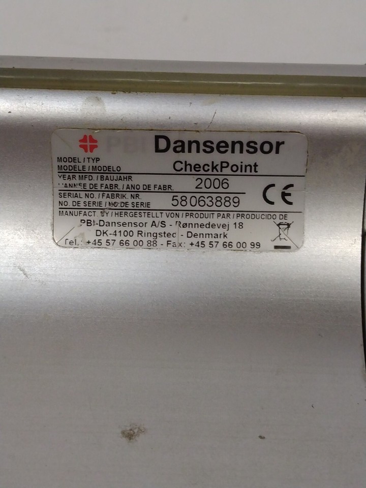 PBI Dansensor Checkpoint O2 portable gas analyzer #58063889 | eBay