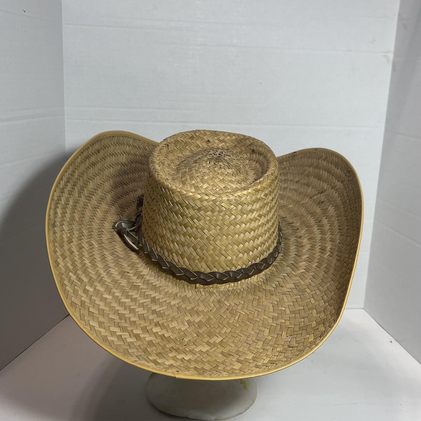 Woven Straw Cowboy Hat Unbranded - Gem