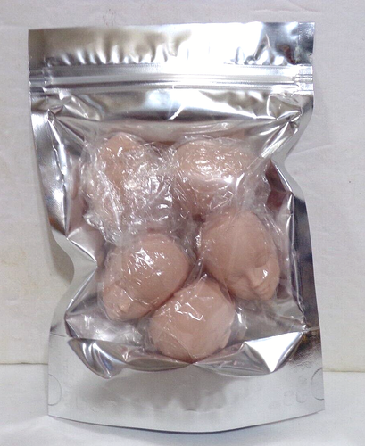 Set Of 5 Flesh Colored Rubber 1 3/4" Doll Heads New In Sealed Package ...