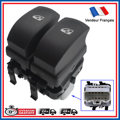 Button control switch window lifter front left Clio 214939A 8200214939 ...