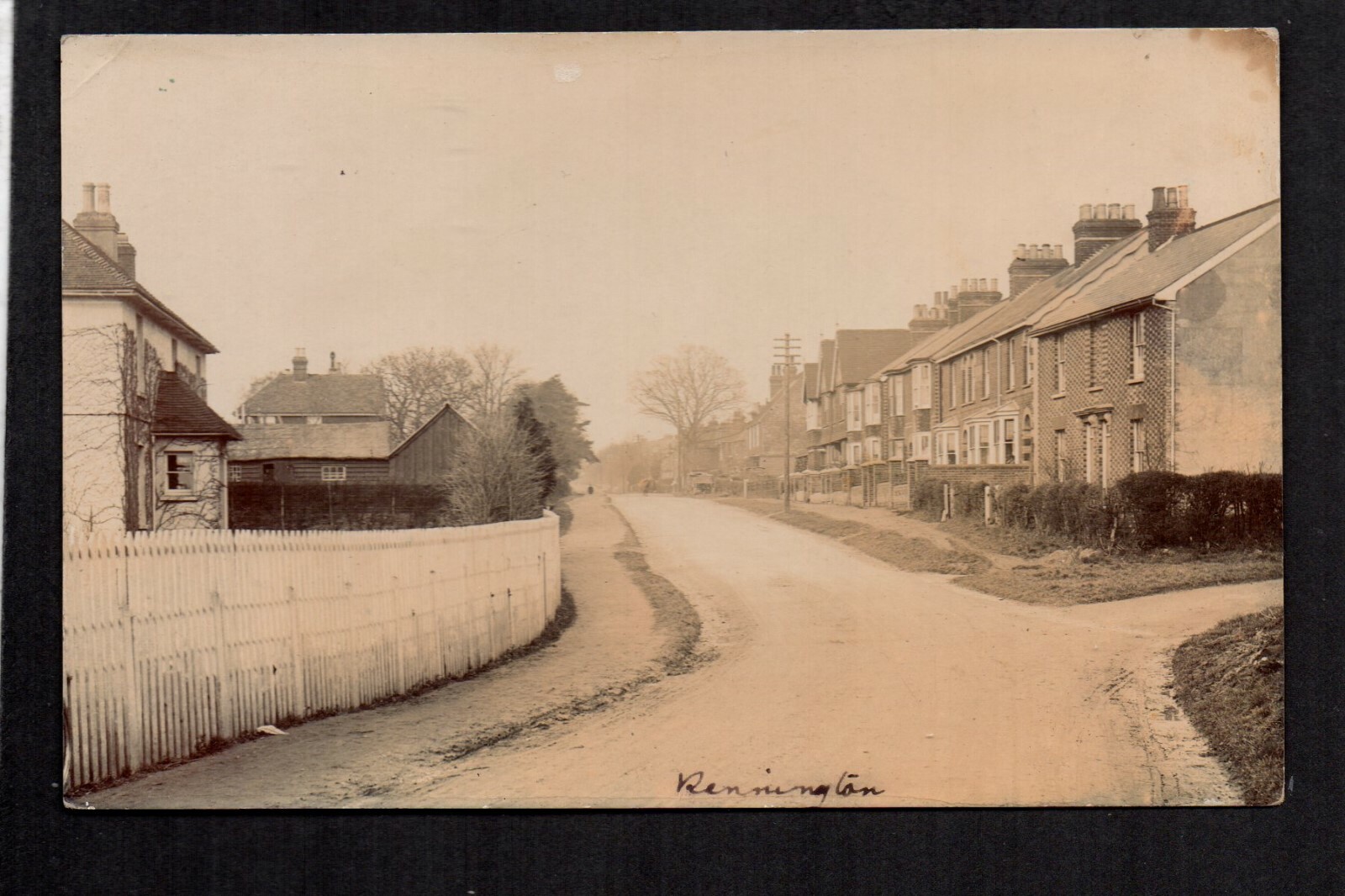 Rennington, Village Scene - north of Alnwick - real photographic ...