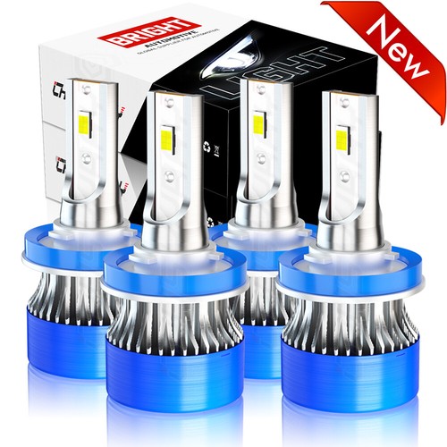 For Volvo S80 2007-2013 4x 6000K White LED Headlight High Low Beam ...