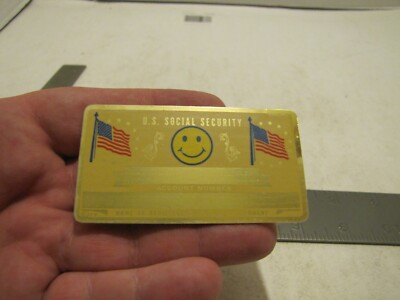 Engraving - Metal Social Security Card