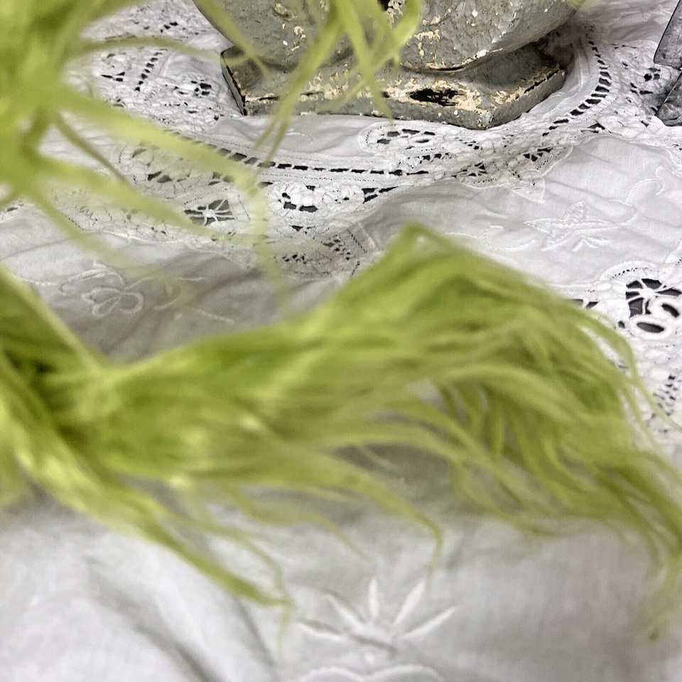 2x Whimsical Grinch Green Fluffy Spiral Christmas Grinch Pick Green ...