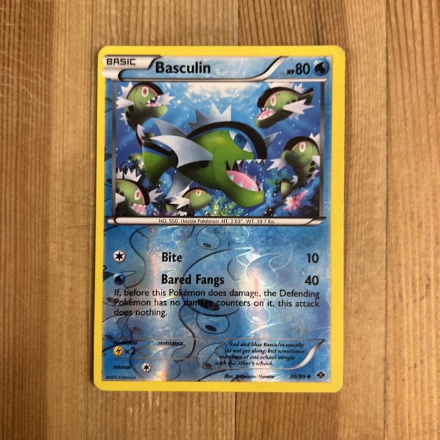 Pokémon TCG Basculin Next Destinies 30/99 Reverse Holo Uncommon for ...