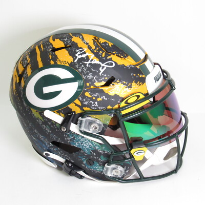 Brett Favre Auto Packers Radtke Sports Riddell Hall of Fame NFL Helmet ...