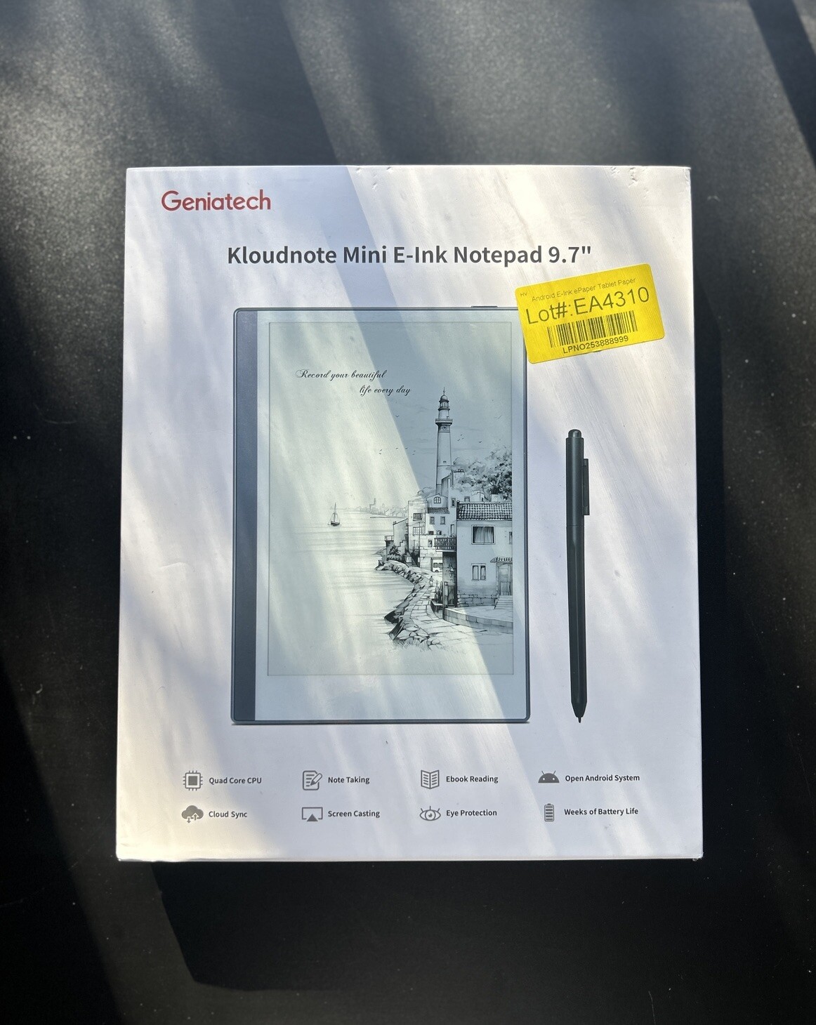 Android E-Ink ePaper Tablet, Paperwhite eBook Reader Digital Notebook ...