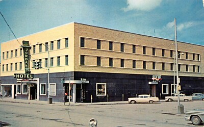 Main St. Jordan Hotel & Cafe Vtg Cars Street Scene Glendive,MT 1960's ...