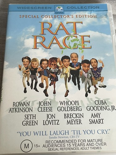 Rat Race Whoopi Goldberg John Cleese Rowan Atkinson Seth Green DVD Like ...
