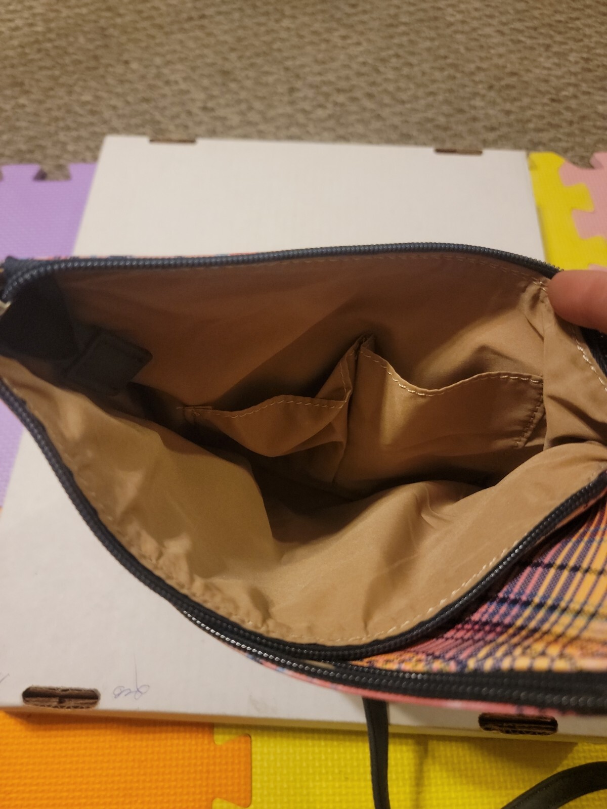 MultiSac Shoulder Bag/Crossbody Purse Pink Yellow Blue Multicolors | eBay