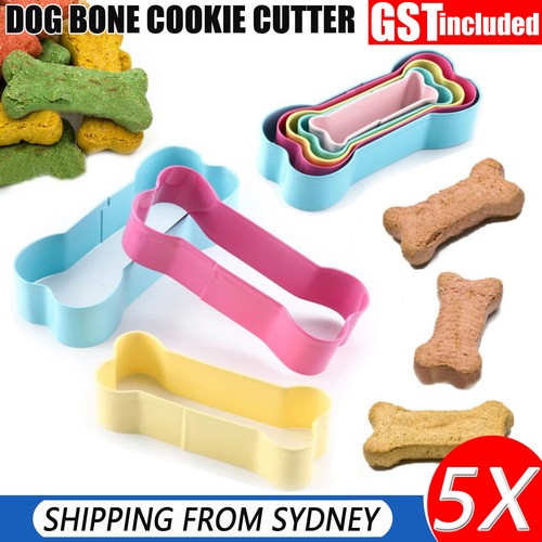 5/10PCS Dog Bone Shape Cookie Mold Stainless Steel Cake Cutter Party ...