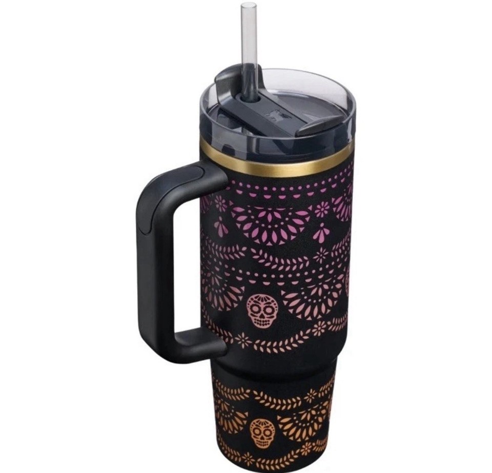 Stanley Dia de Los Muertos 30oz Midnight Catrina Limited Edition | eBay