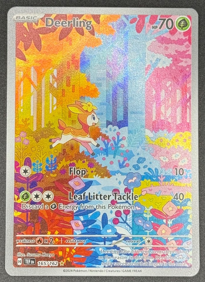 Deerling 165 & Sawsbuck 166 Pokemon SV05: Temporal Forces Illustration ...