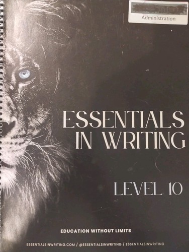 Essentials In Writing Level 10 Textbook and DVDs by Stephens 2012 ...