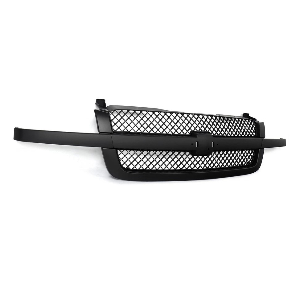 Matte Black SS Front Grille Assembly Fit For 2003-2007 Chevrolet ...