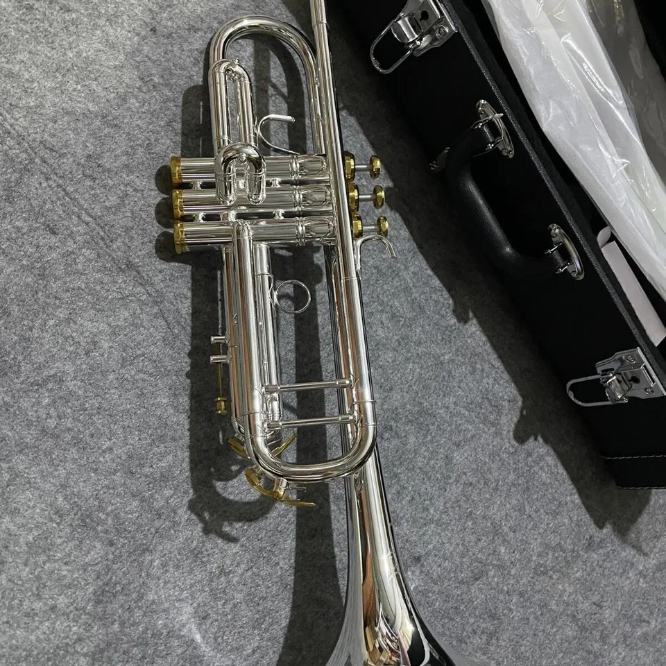 Yamaha YTR-8335 Trumpet Silver Gold Key with Case Professional ...