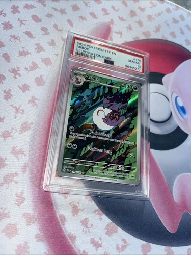 PSA 10 Gem Mint Arbok Illustration Rare Temporal Forces 176/162 Pokemon ...