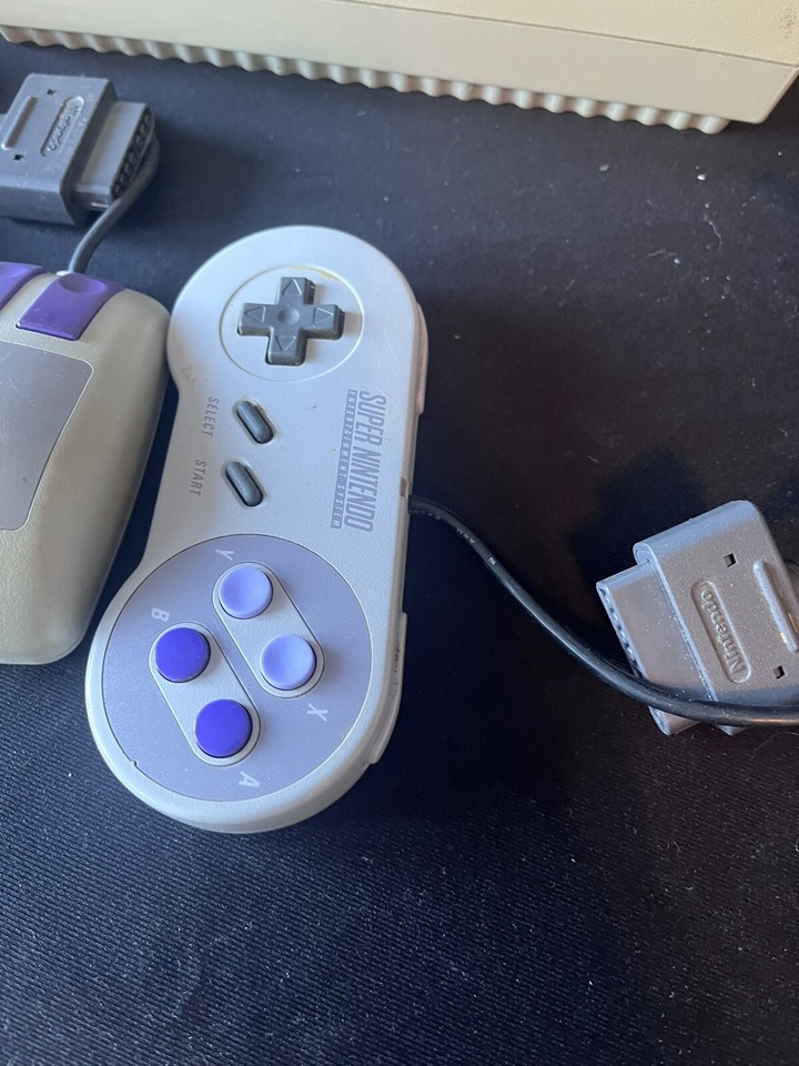 SNES Console 2 Controllers Mouse Not Working Super Nintendo | eBay