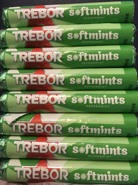 Trebor Softmints Peppermint Mints 4 Rolls 179g X 18 for sale online | eBay