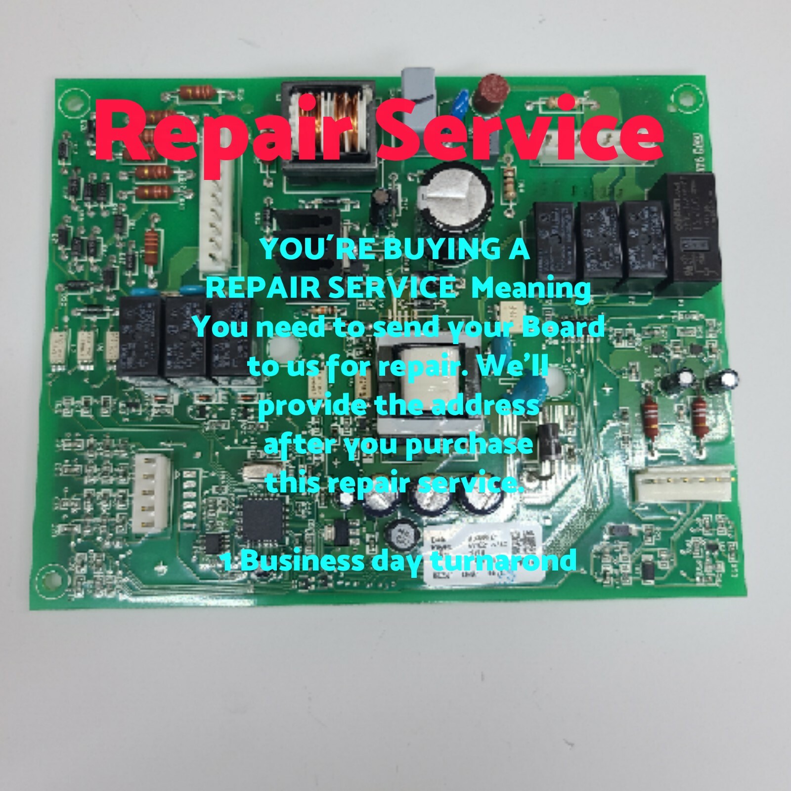 REPAIR SERVICE Whirlpool Control Board W10890094 WP12920710 710510-06 ...