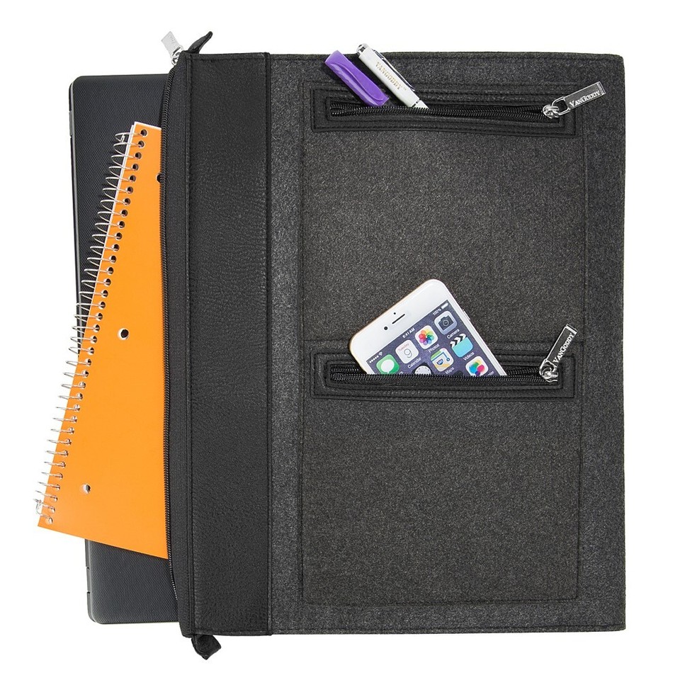 Slim Laptop Woolen Felt Sleeve Case Zip Bag For 16" Dell Alienware M16 ...