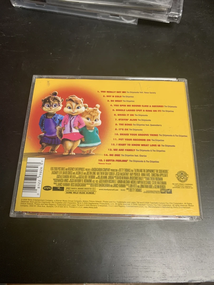 Alvin And The Chipmunks The Squeakquel Soundtrack