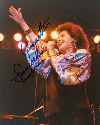 Annette Funicello Signed Autograph Photo 8x10 Mickey Mouse Club Actress ...