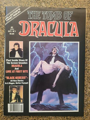 Tomb of Dracula #1 B&W Magazine 1979 Marvel Bob Larkin Cover Gene Colan ...